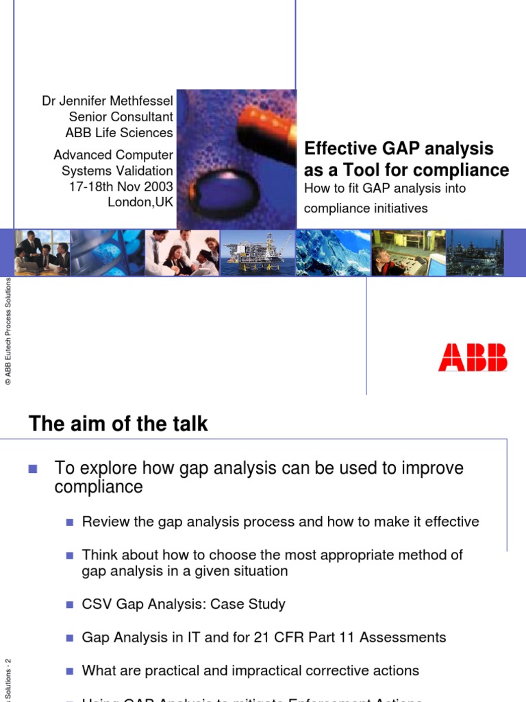 Effective GAP Analysis As A Tool For Compliance | PDF | Audit ...