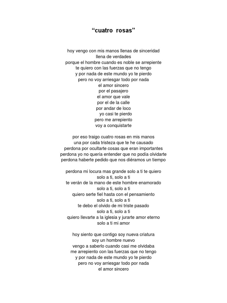 Antologia de Canciones | PDF | Yo | Amor