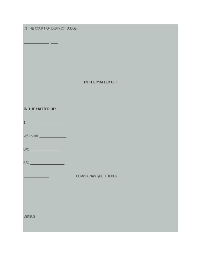 Petition Seeking Protection From Domestic Violence Pdf Violence