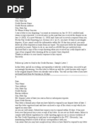 Fcra Section 609 and 605 Letter | PDF | Identity Theft | Credit Bureau