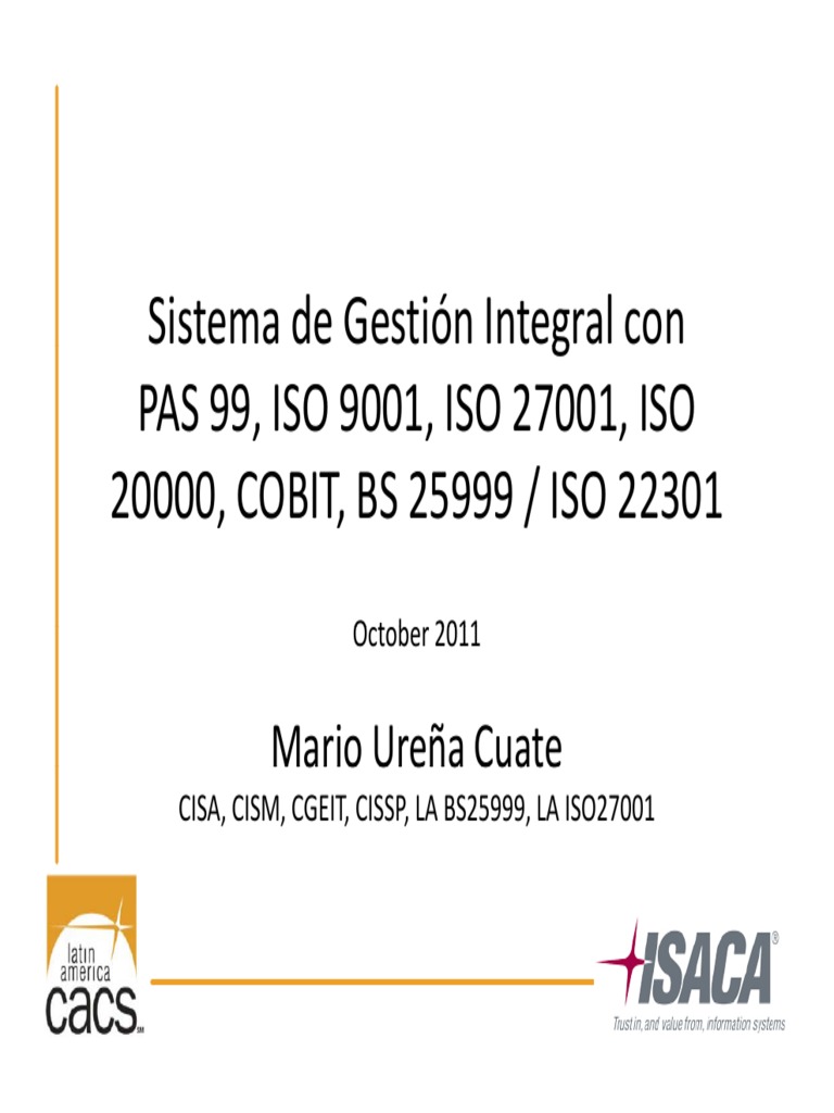 Sistema de Gestión Integral PAS 99 | PDF | Business | Evaluación