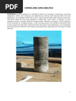 Coring Operation | PDF | Oil Well | Geotechnical Engineering