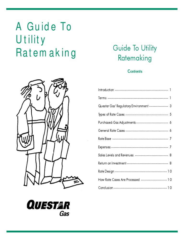 Guide To Utility Ratemaking | PDF | Natural Gas | Investing