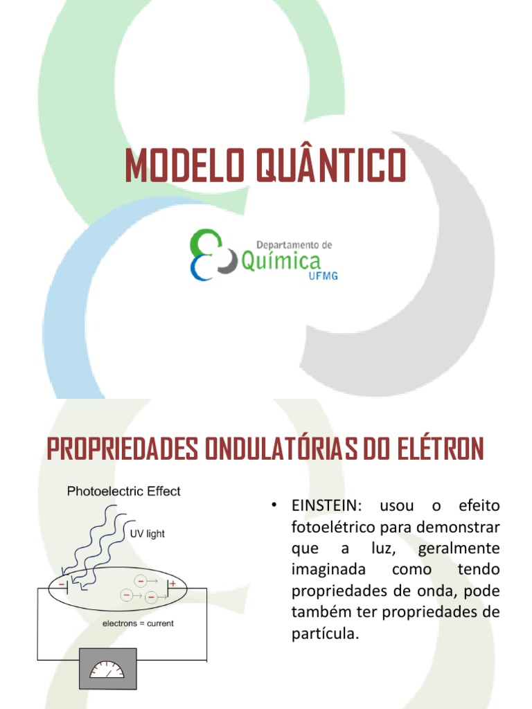 Aula 8 - Modelo Quantico. | PDF | Orbital atômico | Função de onda