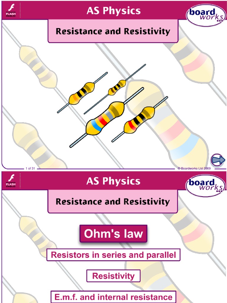Resistance and Resistivity | PDF | Electrical Resistivity And ...