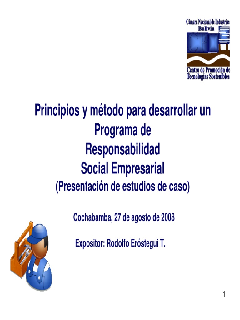 Metodo Programa Rse Estudio de Caso | PDF | Responsabilidad social ...