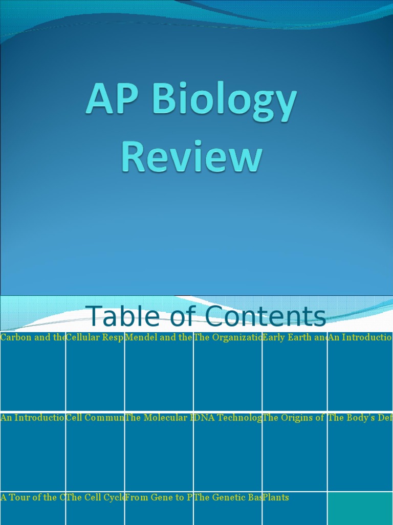 AP Biology Review | PDF | Meiosis | Adenosine Triphosphate