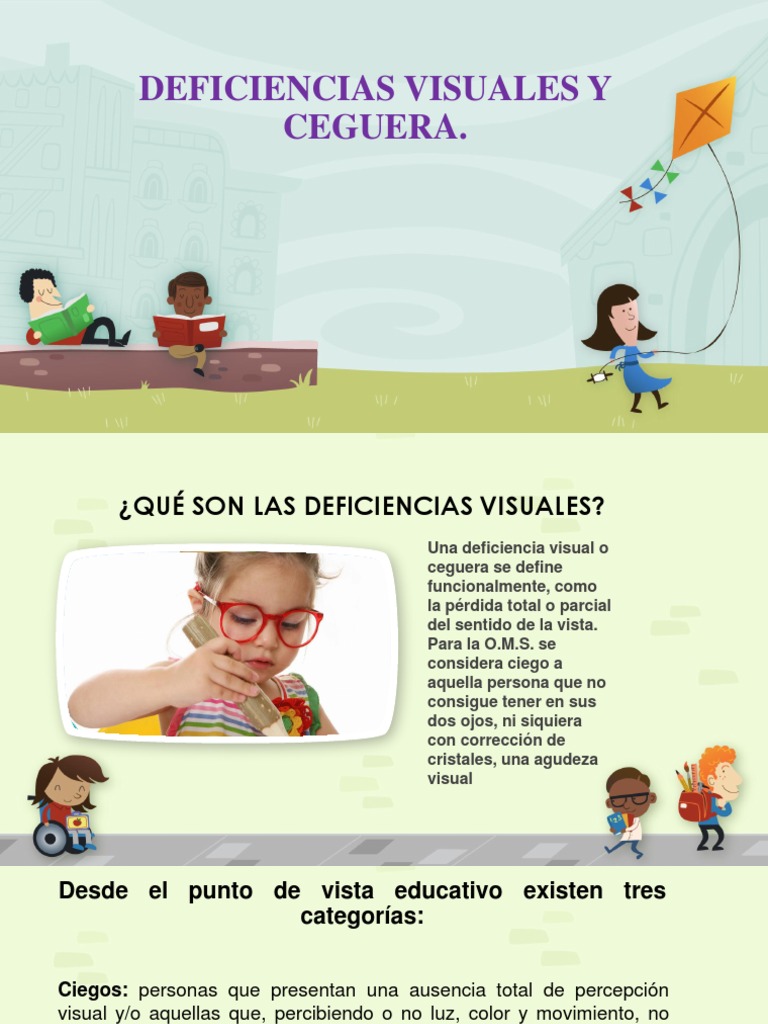 Deficiencias Visuales y Ceguera | PDF | Ojo humano | Percepción visual