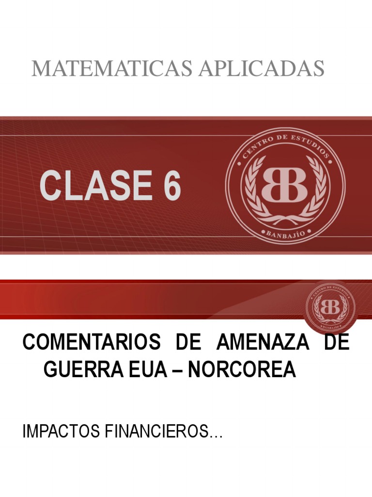 CLASE6 | PDF | Euro | Tasas de interés