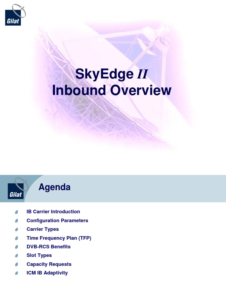 05 SkyEdge II Inbound Overview v6.1 | PDF | Asynchronous Transfer Mode ...