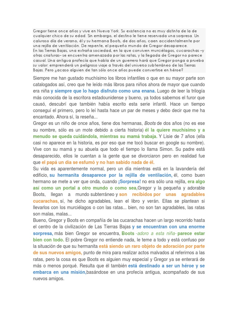 Resumen Del Libro | PDF