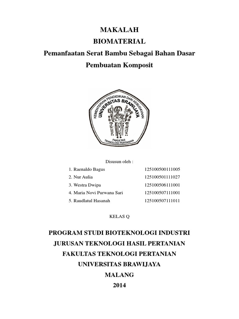 1-Komposit Serat Bambu | PDF