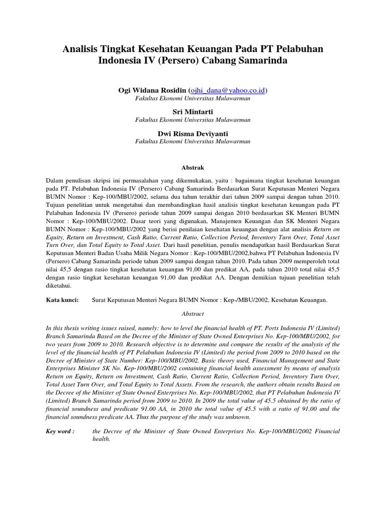 Contoh Analisis Kasus Pdf - Riset