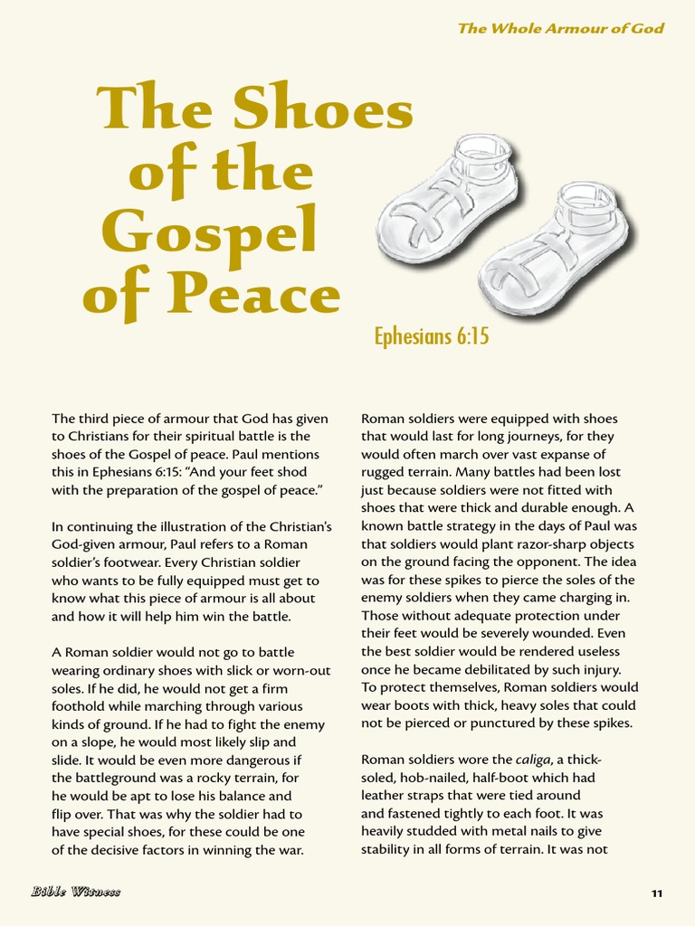 The Firm Foundation of the Gospel: An Examination of the 'Shoes of the ...
