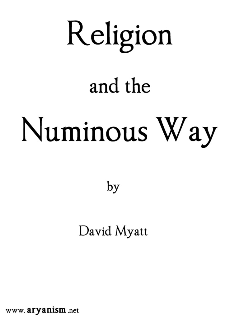 Religion and The Numinous Way | PDF | Humility | Salvation