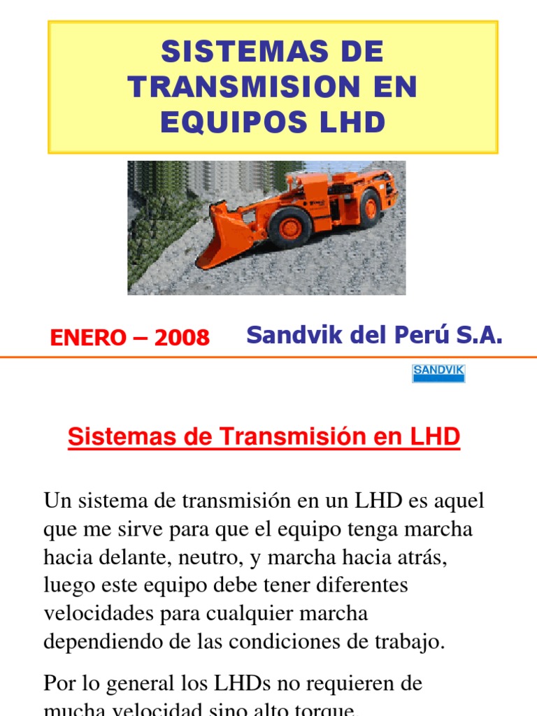 04 Transmision en Lhds Imp | PDF | Transmisión (Mecánica) | Embrague
