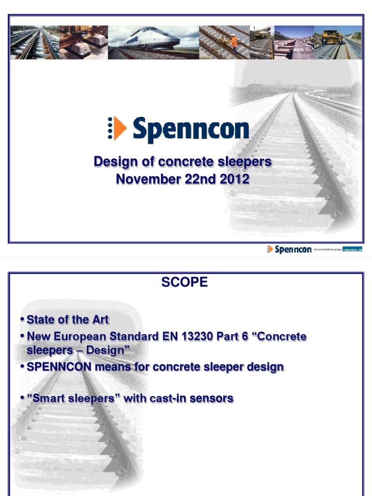 Design Concrete Sleepers | PDF | Track (Rail Transport) | Prestressed ...