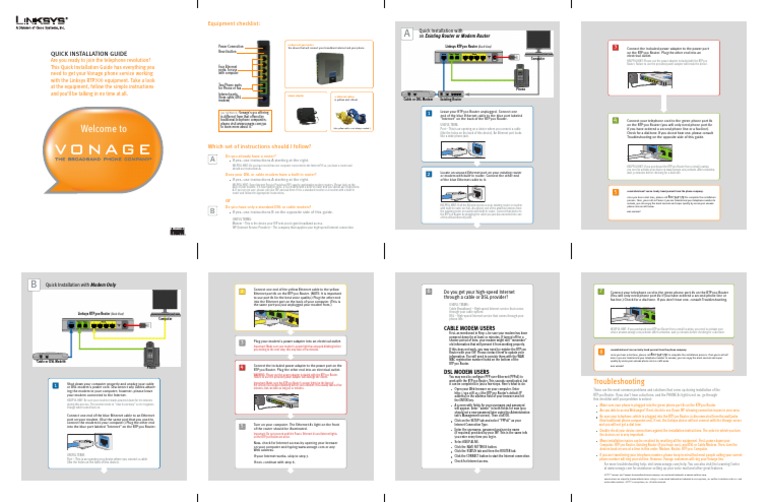 Welcome To: Quick Installation Guide | PDF | Modem | Internet Access