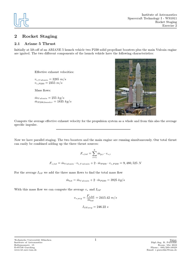 E02 Rocket Staging | PDF | Multistage Rocket | Rocket