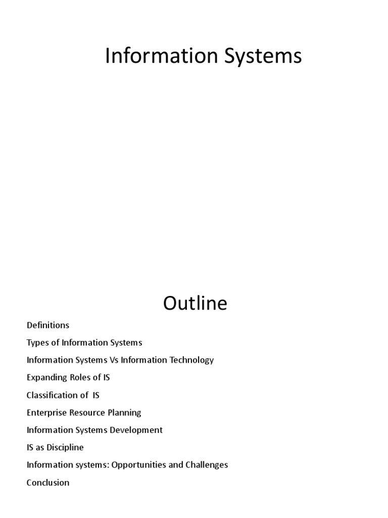 Information Systems | PDF | Information System | Decision Support System