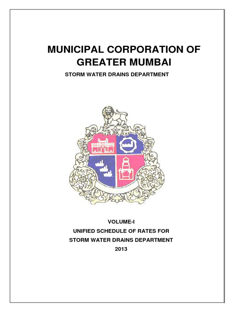 SWD Sor Volume - I | PDF | Masonry | Concrete