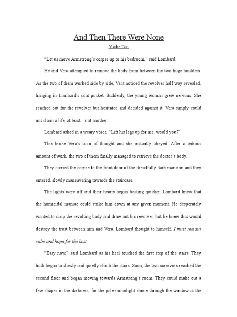 And Then There Were None | PDF