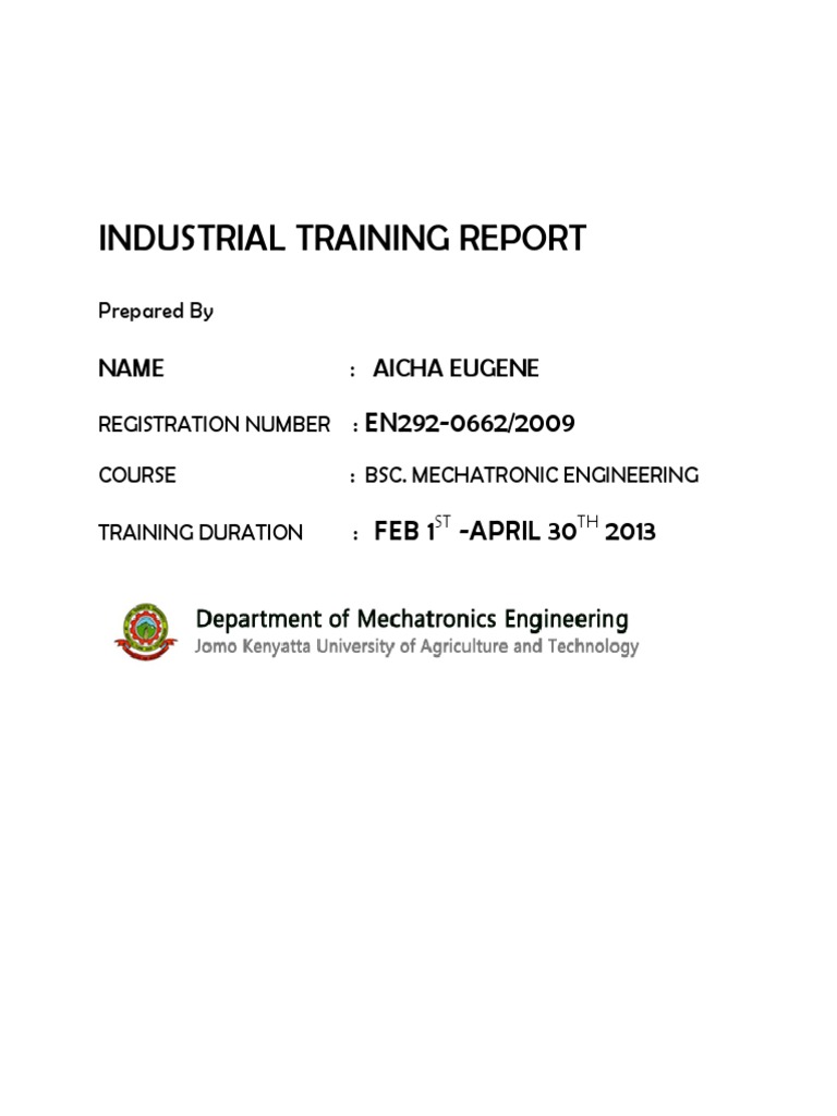 Industrial Training Report | PDF | Transmission (Mechanics) | Manual ...