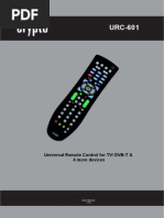 Black Universal Remote | PDF | Set Top Box | Remote Control