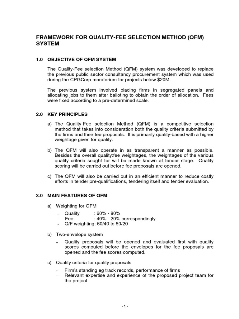 QFM Framework | PDF | Professional Certification | Diploma