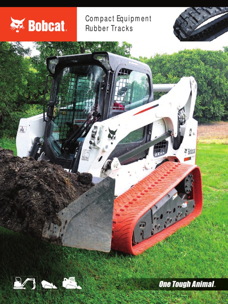 Bobcat Rubber Track Brochure | PDF | Loader (Equipment) | Natural Rubber