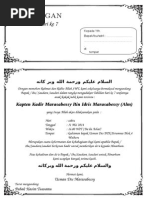 Undangan Tahlil Ms Word | PDF