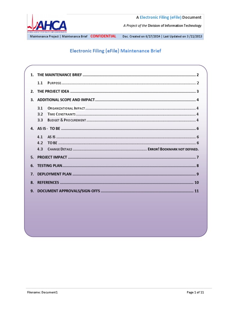 Electronic Filing (EFile) 06182014 | PDF | Software Testing | Systems ...