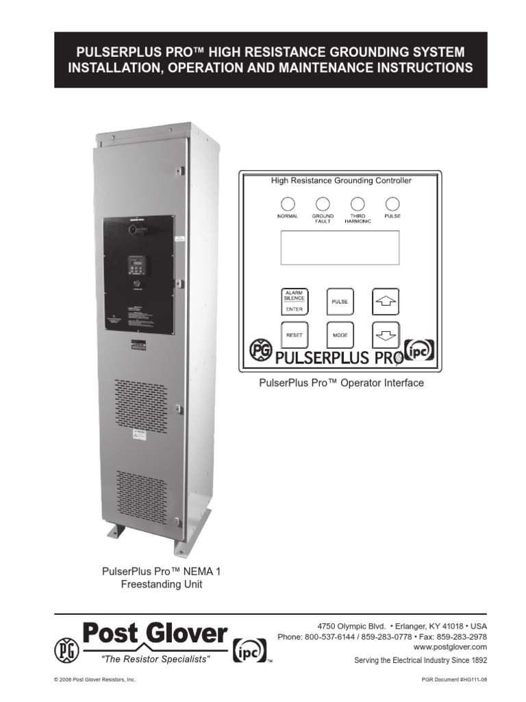 Pulserplus Pro HRG Installation, Operations and Maintenance Manual ...