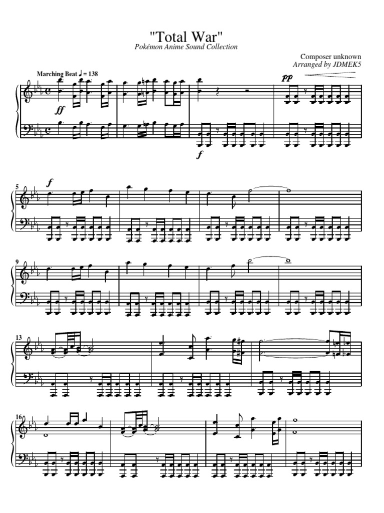 Pokémon Marching Band Soundtrack | PDF | Pokémon | Elements Of Fiction