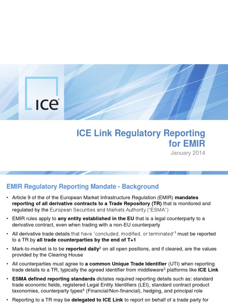 EMIR Derivative Reporting Guide | PDF | Securities (Finance ...