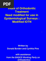 Index of Orthodontic Treatment Need (IOTN) & Peer Assessment Rating ...