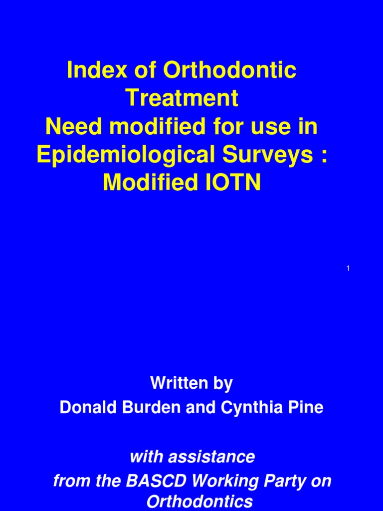 Iotn Training Slides | PDF | Facial Features | Physiognomy
