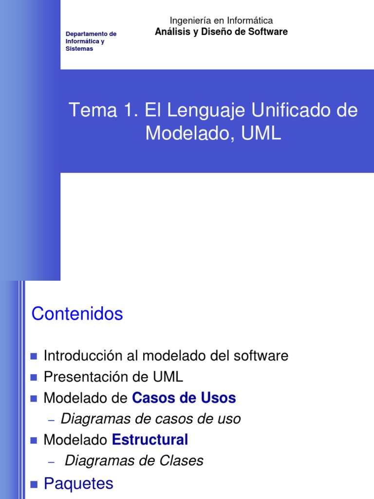 El Lenguaje Unificado de Modelado UML PDF | PDF | Caso de uso | Lenguaje de modelado unificado