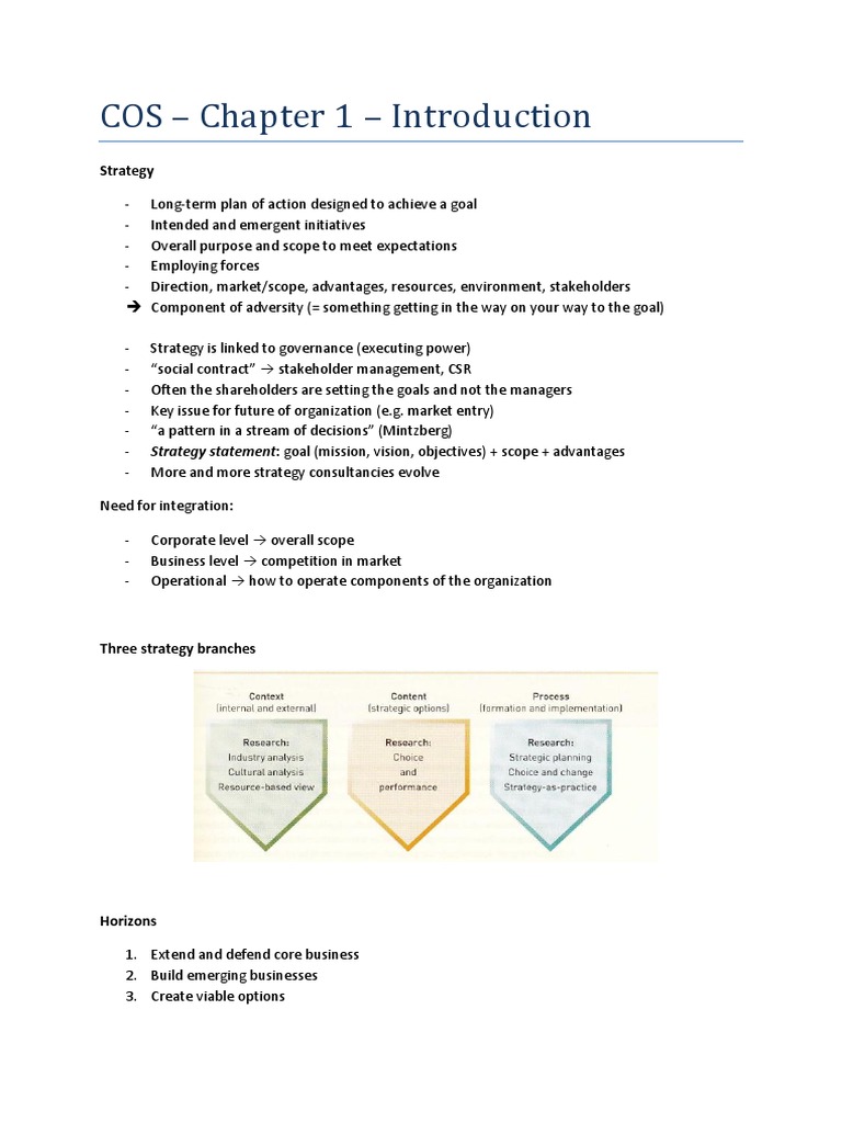Exploring Strategy Summary | PDF | Strategic Management | Mergers And ...