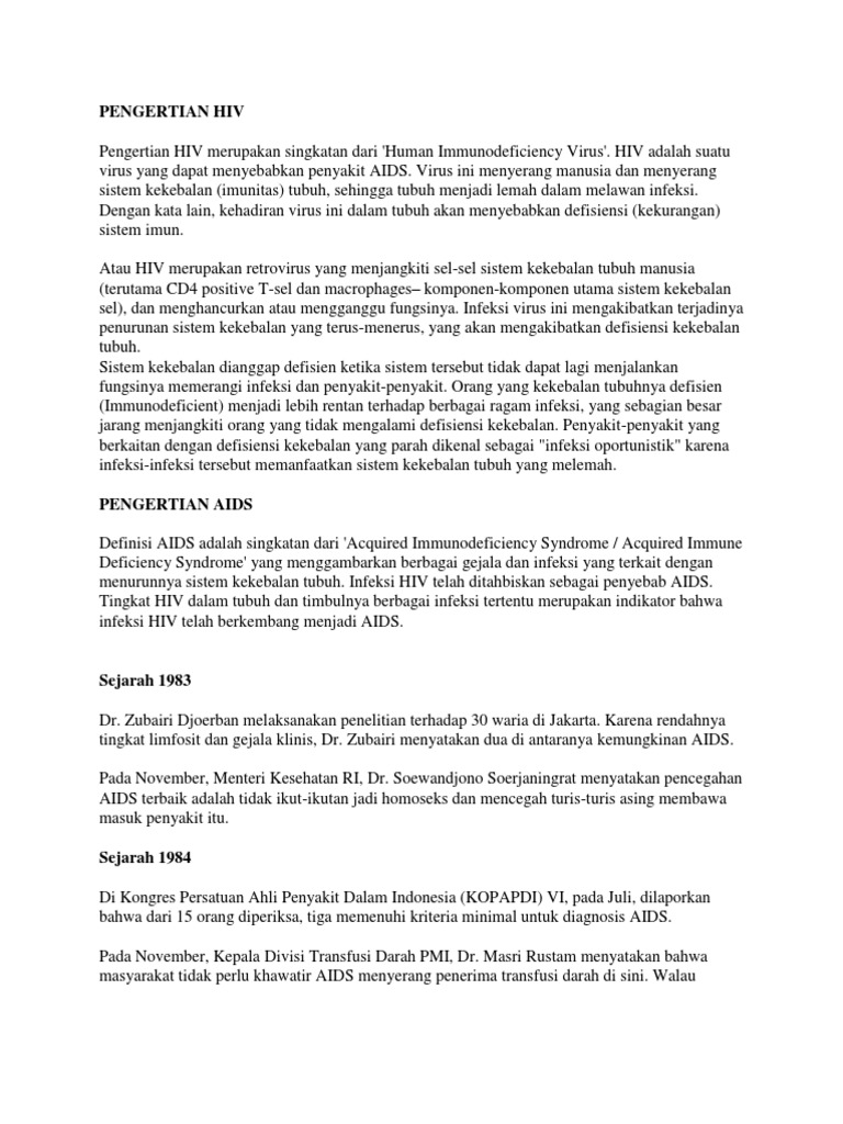 Makalah Hiv Aids | PDF