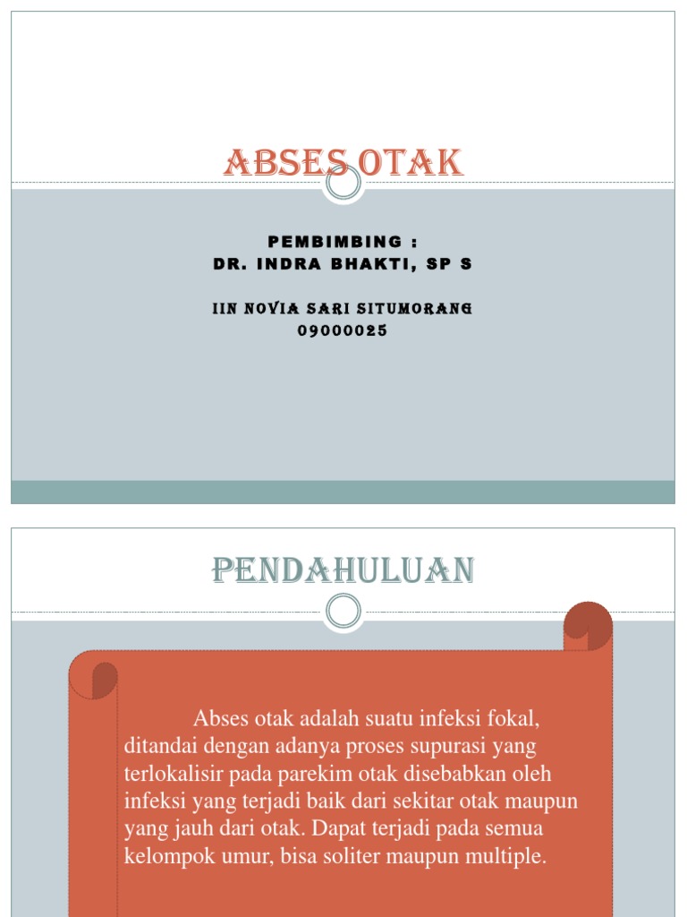 5 Abses Otak | PDF