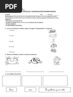 Pruebas Silabas Trabadas | PDF