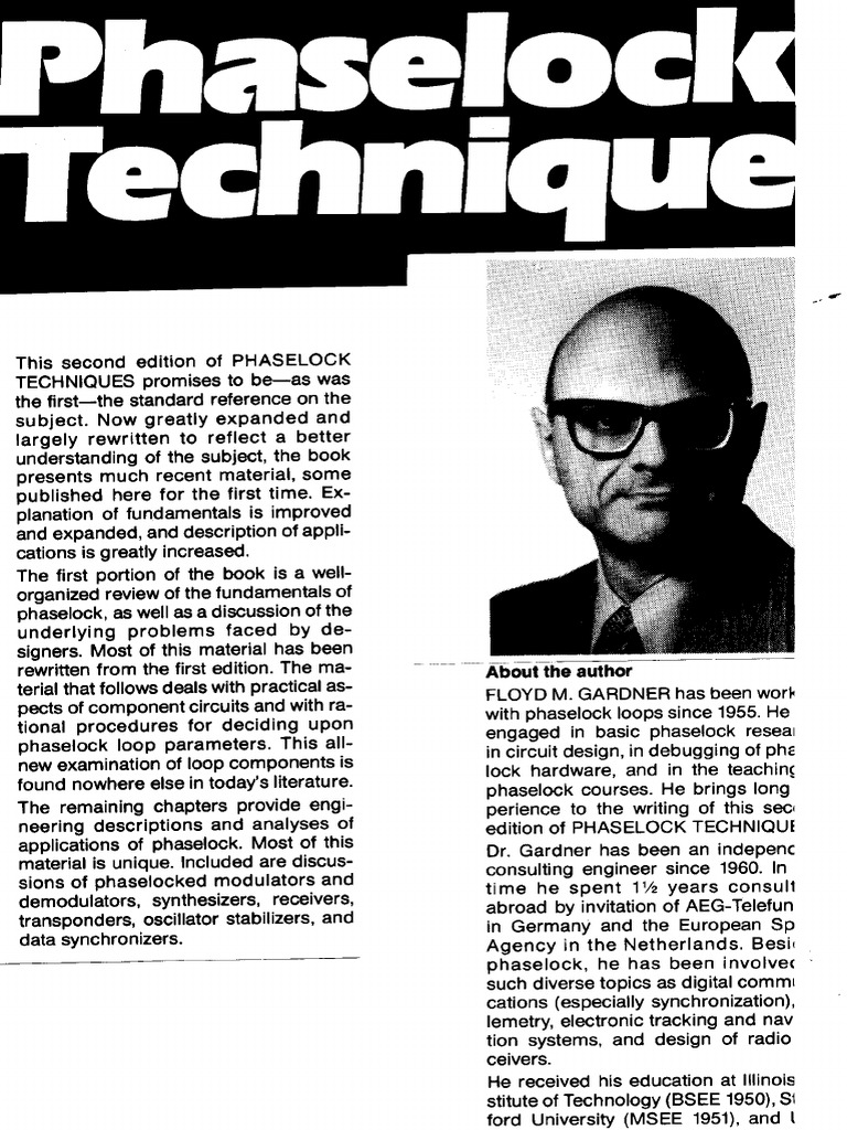Phaselock Techniques (Gardner-2005) | PDF