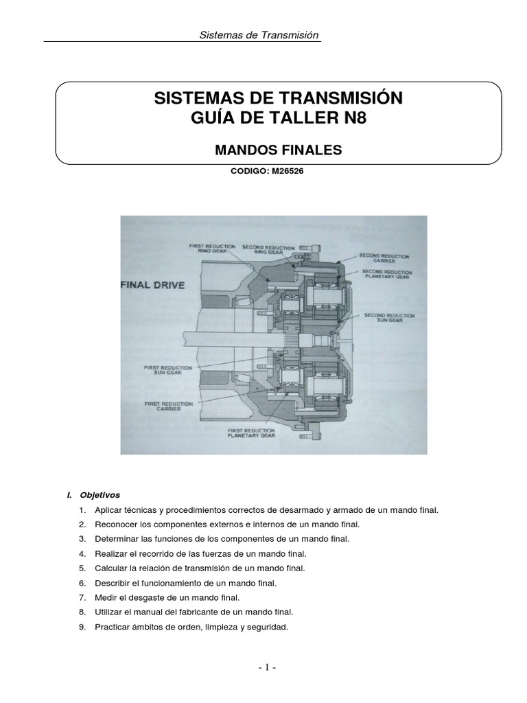 Mando Final | PDF | Engranaje | Máquinas