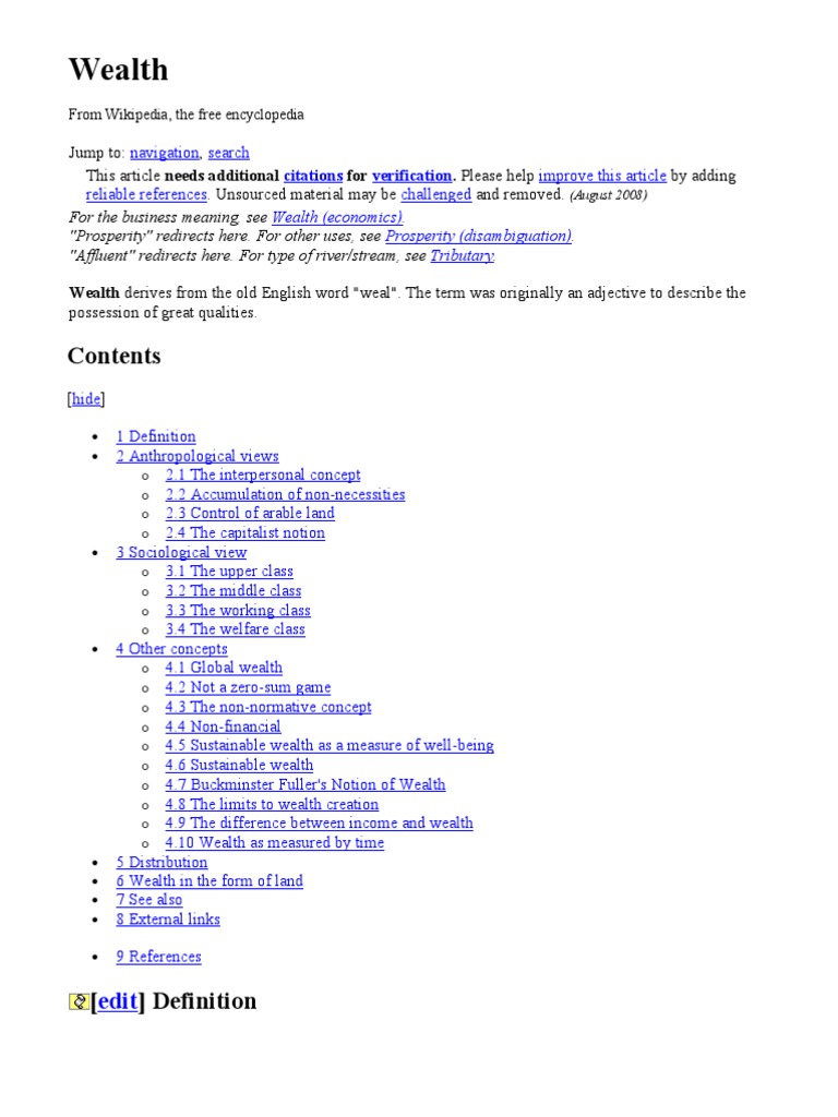 Wealth | PDF | Wealth | Property