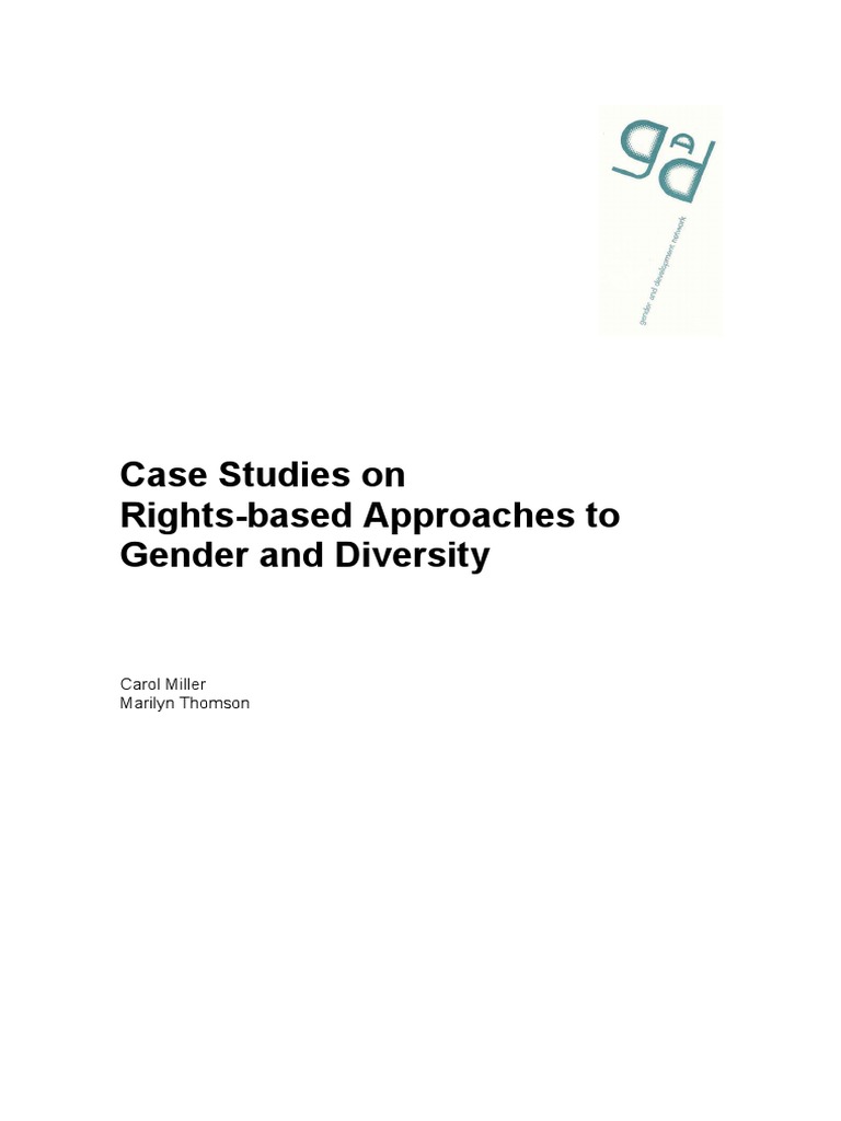 Case Studies On Rights-Based Approaches To Gender and Diversity | PDF ...