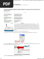 BSNL Router Setup Guide | PDF | Wi Fi | Telecommunications