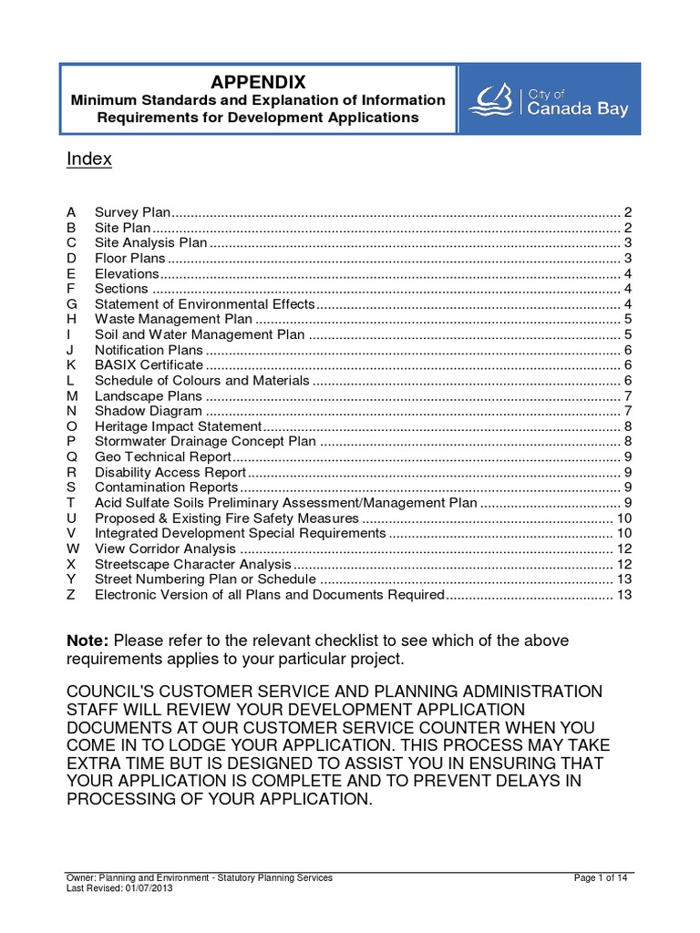 1 DA Appendix | PDF | Environmental Remediation | Specification ...