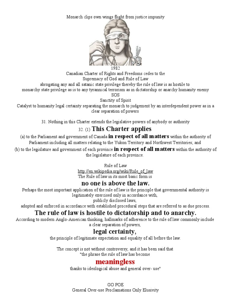 Monarch Accountability and Rule of Law | PDF | Rule Of Law | Constitution