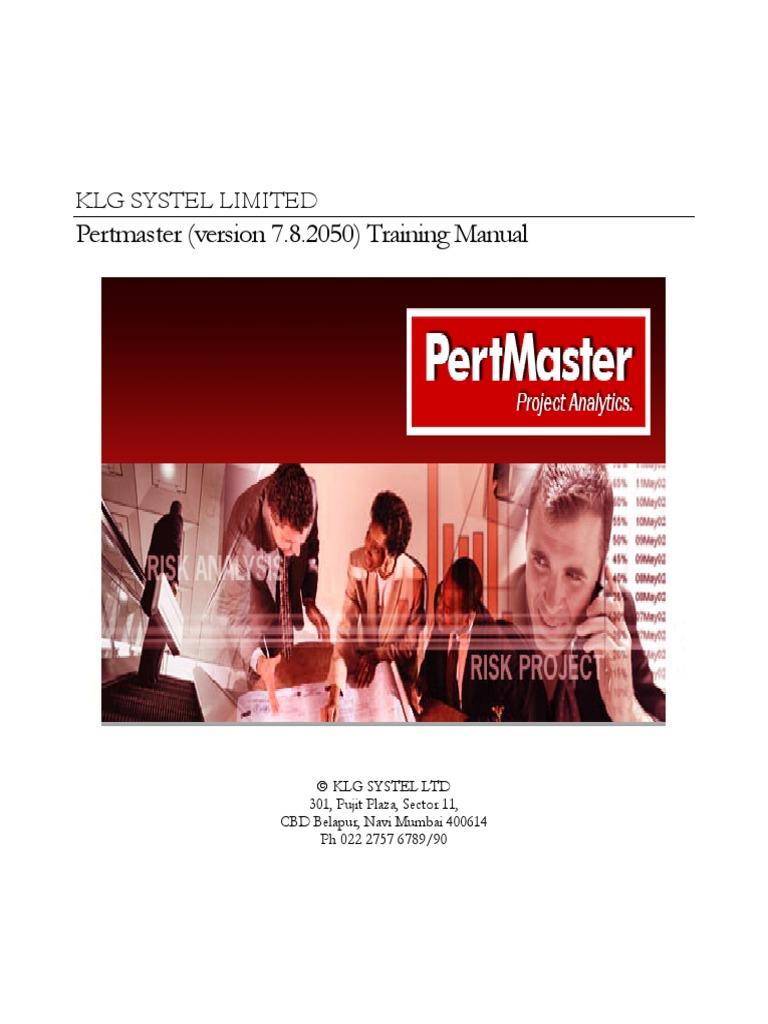 Pertmaster Risk Expert Training Manual | PDF | Elevator | Risk Management
